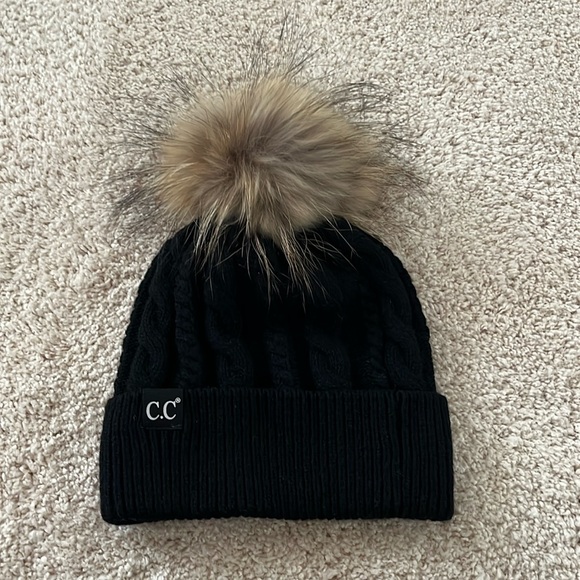 C.C | Accessories | Cc Real Raccoon Fur Hat | Poshmark